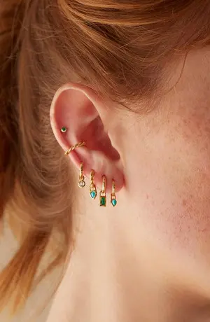 Monica Vinader Teardrop Stud Earrings