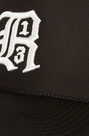 R13 Embroidered Logo Trucker Cap