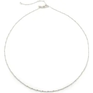 Monica Vinader Fine Twist Choker - Ss