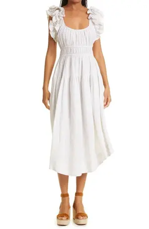 Ulla Johnson Rissa Sleeveless Linen Dress