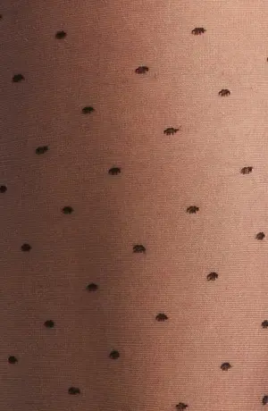 MEMOI Petite Point Fashion Tights