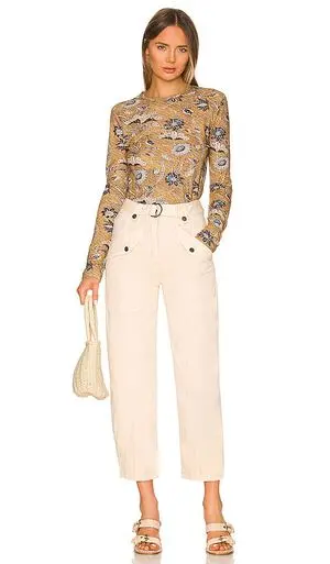 Ulla Johnson Eve Top In Yellow