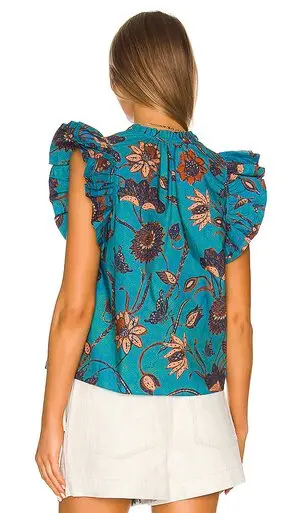 Ulla Johnson Elena Top In Blue