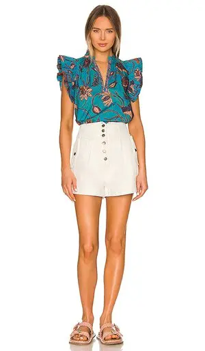 Ulla Johnson Elena Top In Blue