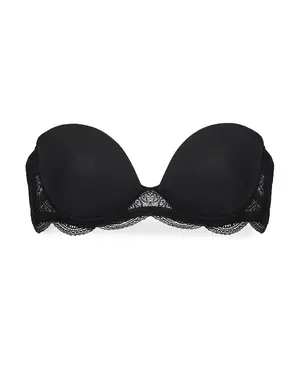 Simone Perele Karma Strapless Plunge Bra - Black