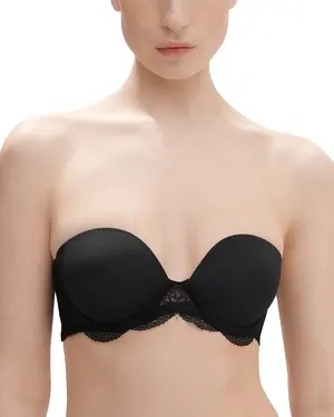 Simone Perele Karma Strapless Plunge Bra Black
