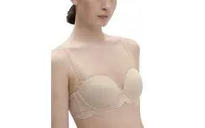 Simone Perele Karma Strapless Plunge Bra - Peau Rose