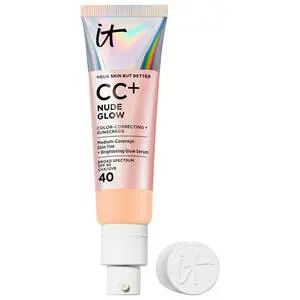 IT COSMETICS It Cosmetics Cc+ Nude Glow Lightweight Foundation + Glow Serum With Spf 40 And Niacinamide Light Medium Warm