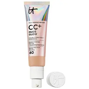 IT COSMETICS It Cosmetics Cc+ Nude Glow Lightweight Foundation + Glow Serum With Spf 40 And Niacinamide Tan