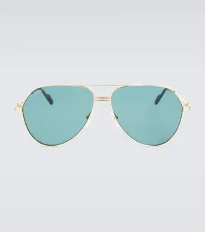 CARTIER Aviator Sunglasses - Gold