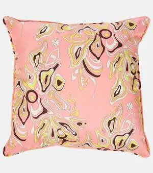 Emilio Pucci Printed Silk Twill Pillow