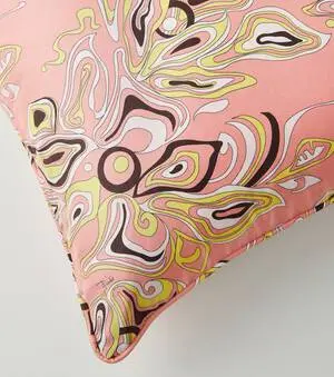Emilio Pucci Printed Silk Twill Pillow
