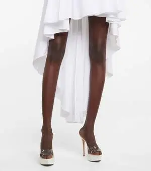 GIANVITO ROSSI Betty Pvc And Leather Sandals