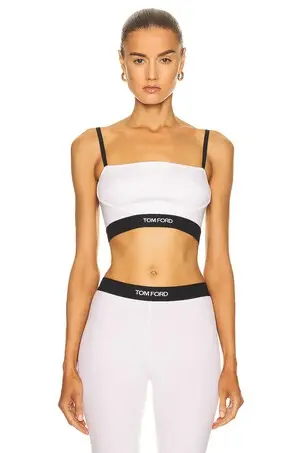 TOM FORD Signature Unpadded Top - White