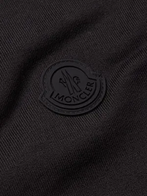Moncler Logo-print Cotton-jersey Zip-up Sweatshirt