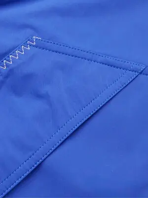 Moncler Fujio Logo-appliquéd Shell Hooded Jacket - Blue