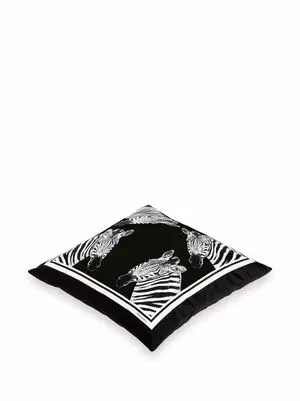 Dolce & Gabbana Small Zebra-print Duchesse Cotton Cushion