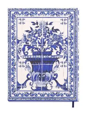 Dolce & Gabbana Large Mediterraneo-print Ruled Notebook