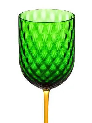 Dolce & Gabbana Murano Wine Glass - Green
