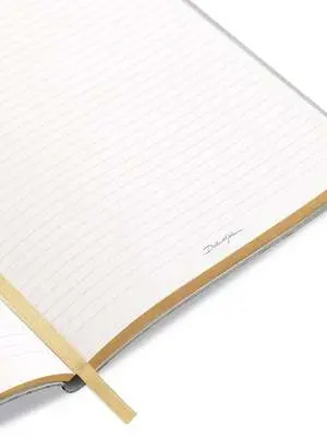 Dolce & Gabbana Large Ruled Leather Notebook - Brown