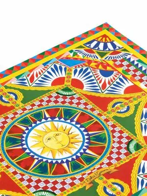 Dolce & Gabbana Carretto-print Paper Placemats