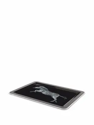 Dolce & Gabbana Large Zebra-print Wood Tray
