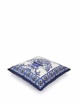 Dolce & Gabbana Mediterraneo-print Silk Cushion