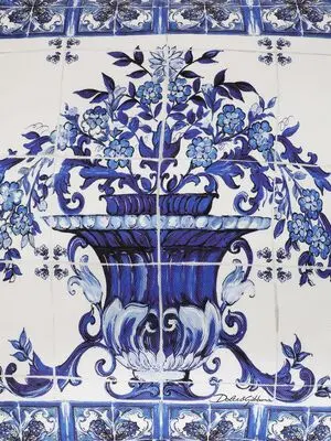 Dolce & Gabbana Mediterraneo-print Silk Cushion
