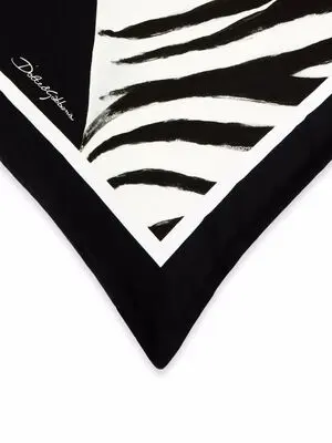 Dolce & Gabbana Zebra-print Square Cushion
