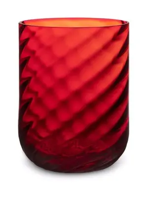 DOLCE & GABBANA CASA Rigadin Ritorto Murano Water Glasses Set - Red