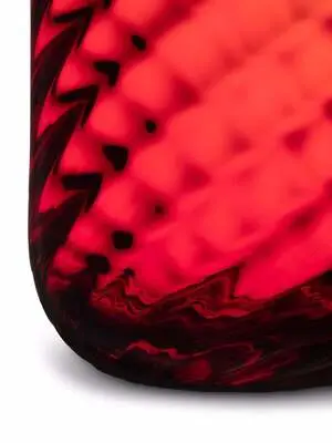 DOLCE & GABBANA CASA Rigadin Ritorto Murano Water Glasses Set - Red