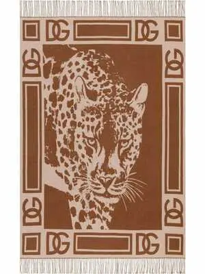 Dolce & Gabbana Cashmere Jacquard Blanket