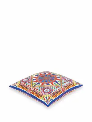 Dolce & Gabbana Carretto Print Cushion