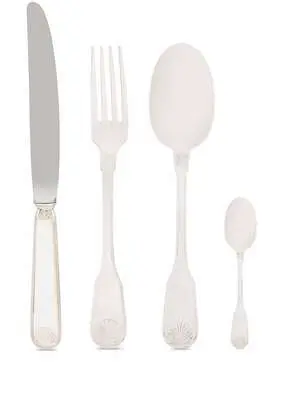 Dolce & Gabbana 4 Piece Cutlery Set - Silver