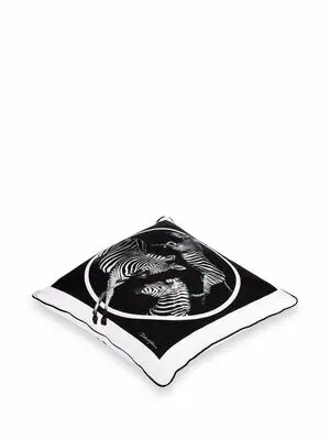 Dolce & Gabbana Zebra-print Silk Twill Cushion