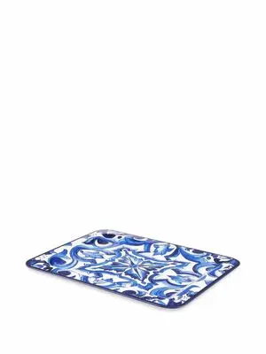 Dolce & Gabbana Medium Mediterraneo-print Wooden Tray