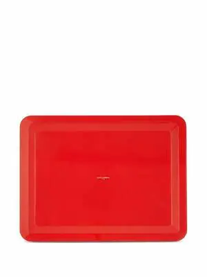Dolce & Gabbana Large Carretto-print Wood Tray