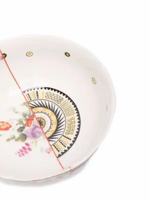 SELETTI Hybrid Contrast-print Bowl