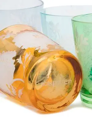 POLSPOTTEN Peony Glass Tumblers