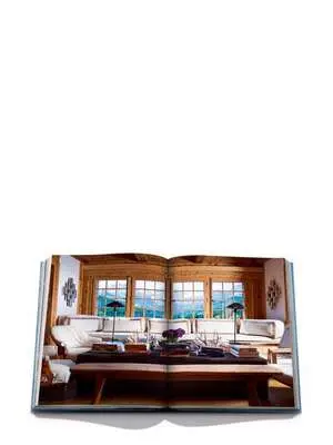 Assouline Gstaad Glam Geoffrey Moore Coffee Table Book - Blue