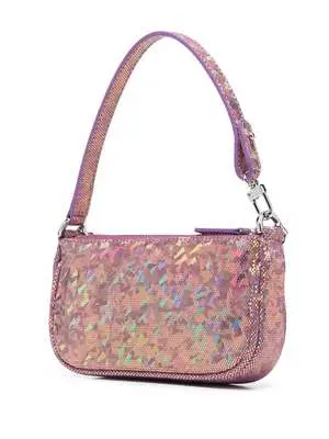 By Far Mini Rachel Hologram Shoulder Bag - Purple