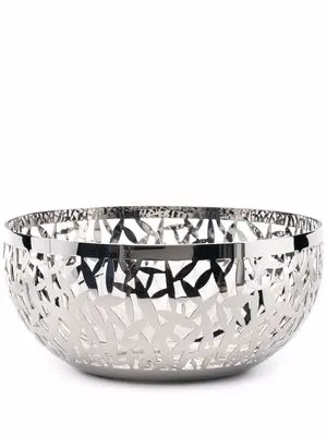 ALESSI Cut Out-detail Bowl - Silver