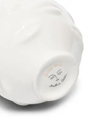 Jonathan Adler Gilded Gala Porcelain Vase - White