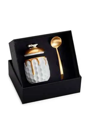 L'Objet 24kt Beehive Honeypot