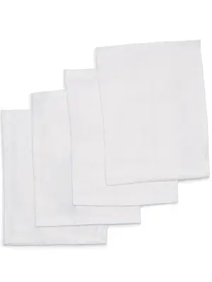 L'Objet Four Linen Napkins - White