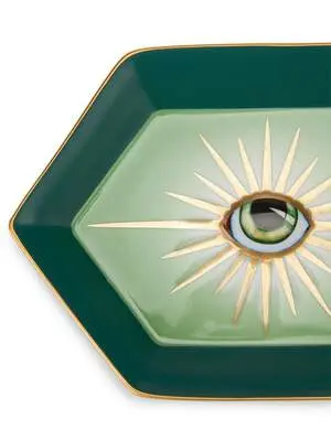 L'Objet X Lito Evil-eye Tray - Green