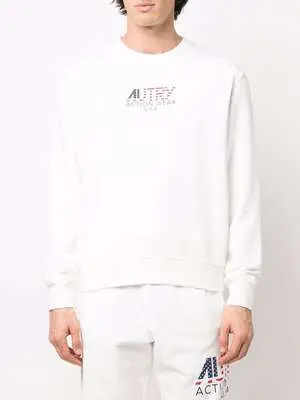 AUTRY Logo-print Cotton Jumper