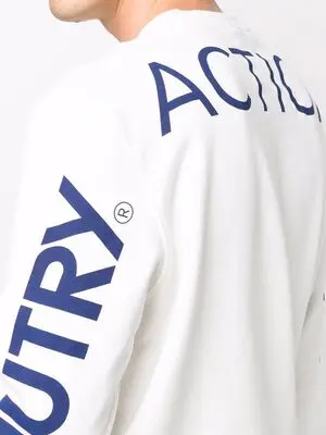 AUTRY Logo-print Cotton Jumper
