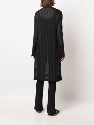 SAPIO Striped Sheer Oversized T-shirt