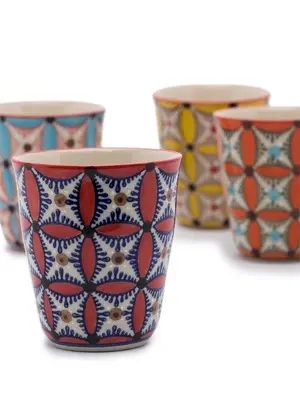 POLSPOTTEN Hand-painted Porcelain Cups